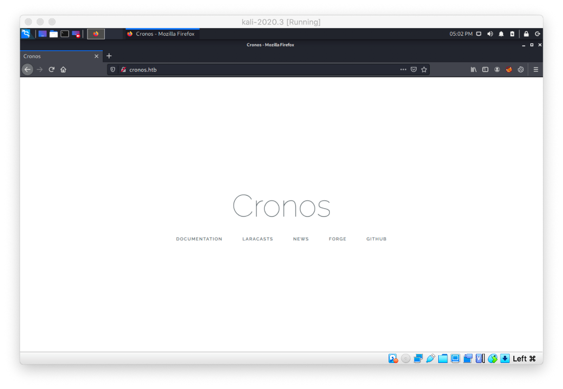 Cronos - Cyber Security Notebook