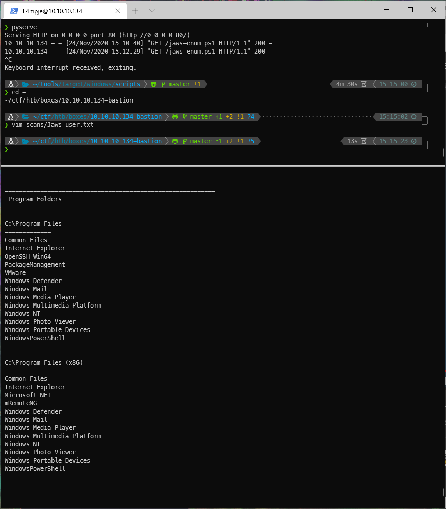 Bastion - Cyber Security Notebook